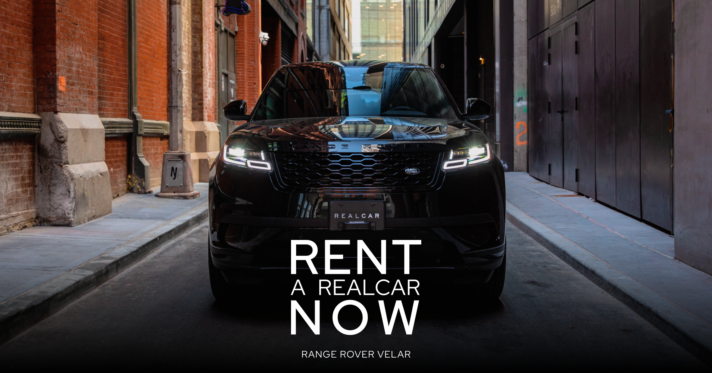 Rent a Range Rover Velar in NYC with RealCar ᐈ Premium rental service